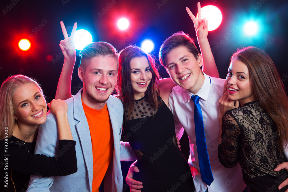 Young people at party. Stock Photo | Adobe Stock