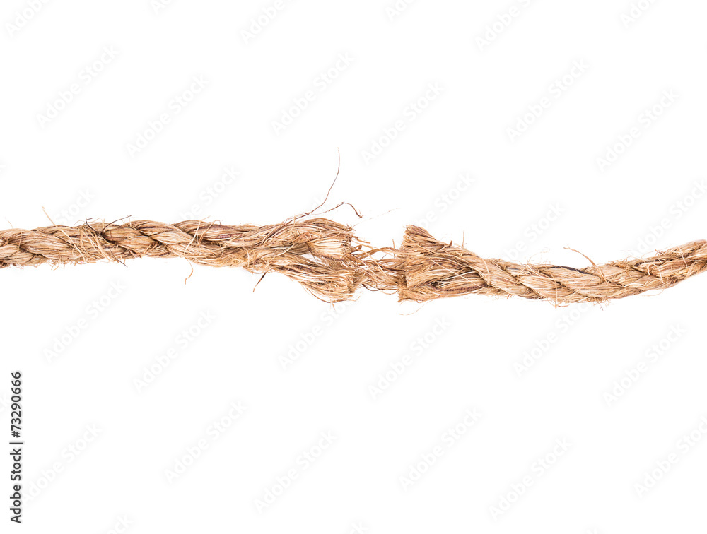 torn rope Stock Photo | Adobe Stock