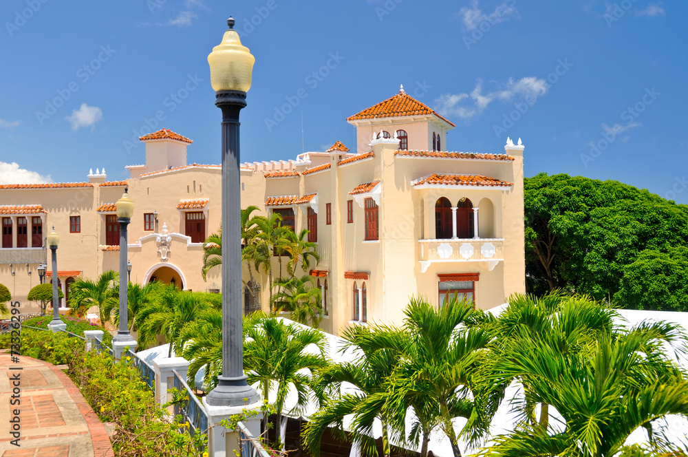 Castillo Serralles Mansion at Ponce Puerto Rico Stock Photo | Adobe Stock