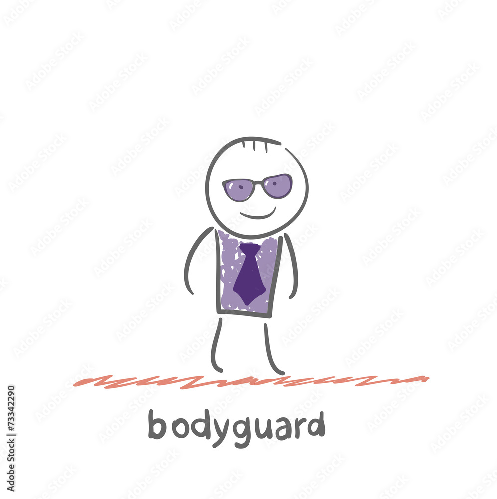 Bodyguard Stock Vector | Adobe Stock