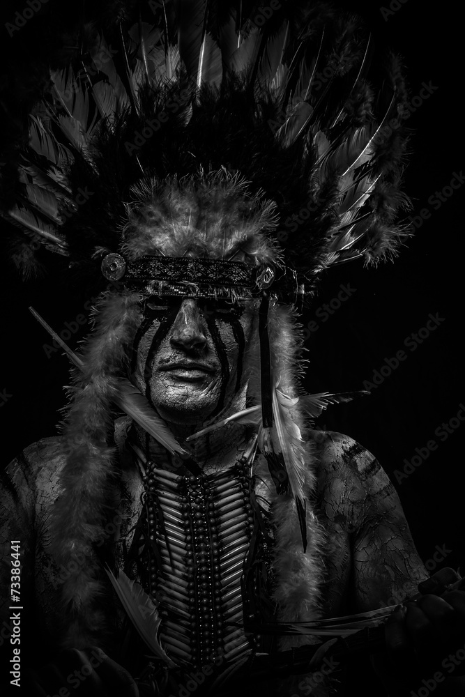 Albino Native American Indian