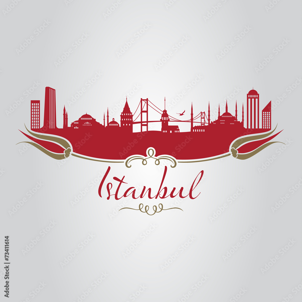 istanbul logo, icon and symbol vector illustration Stock Vector | Adobe ...
