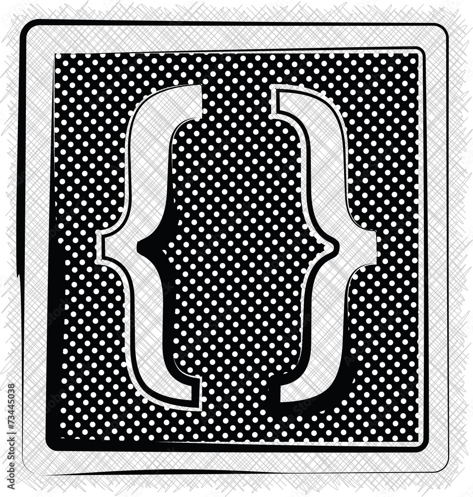 Polka Dot SYMBOL illustration Stock Vector | Adobe Stock