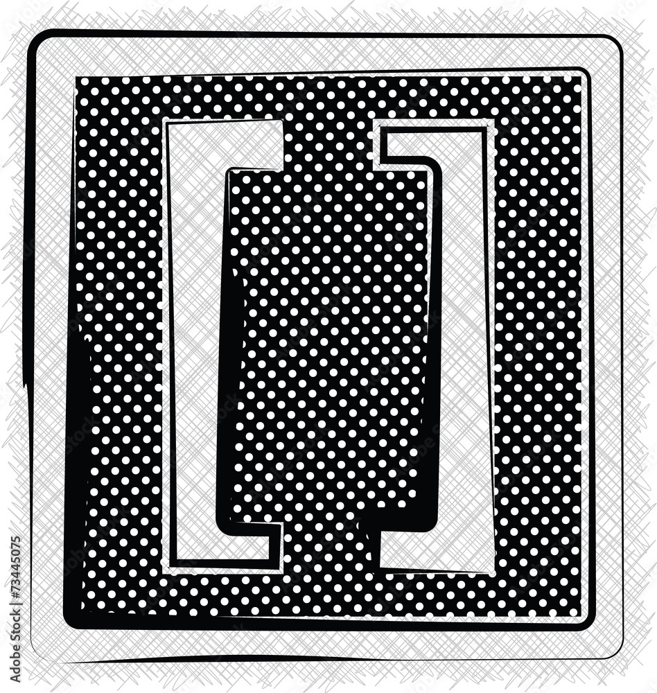 Polka Dot SYMBOL illustration Stock Vector | Adobe Stock