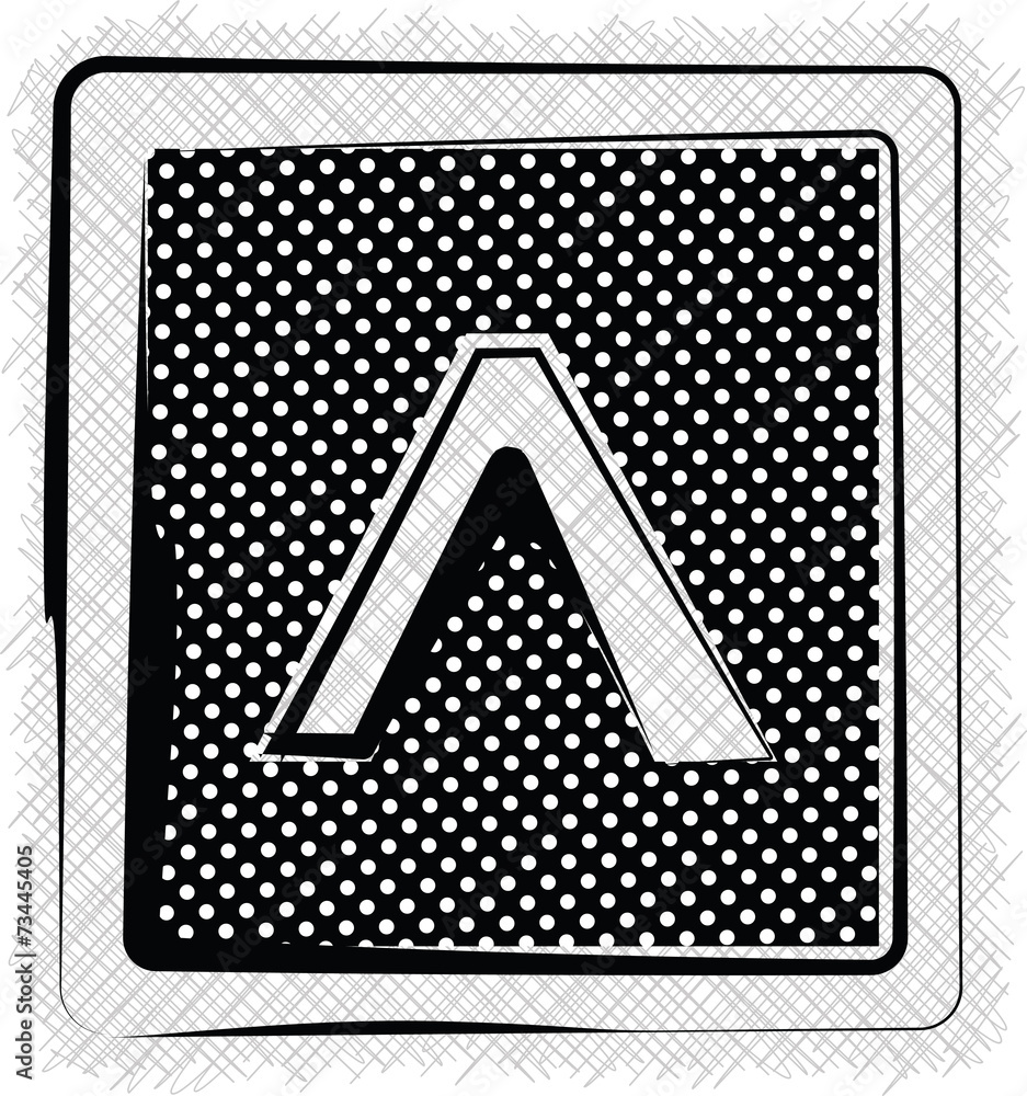 Polka Dot SYMBOL illustration Stock Vector | Adobe Stock