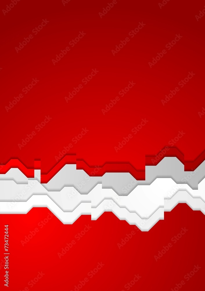 Bright red contrast vector background Stock Vector | Adobe Stock