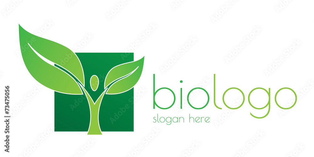 Bio logo vector de Stock | Adobe Stock