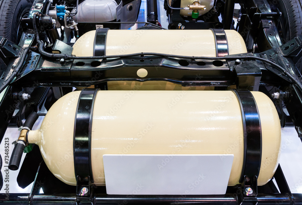 Modern gas tank Stock Photo | Adobe Stock