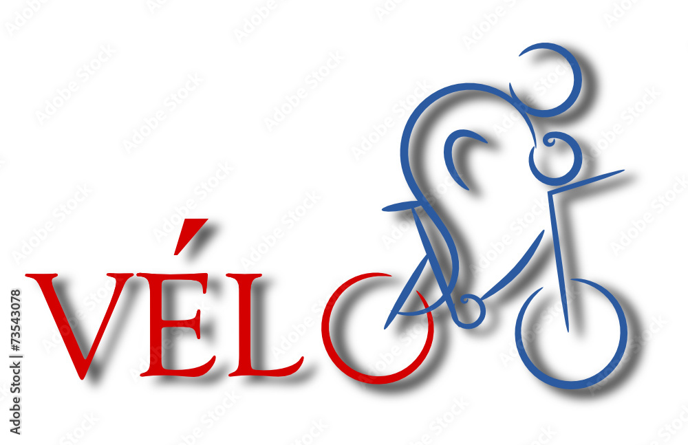 Logo vélo Stock Vector | Adobe Stock