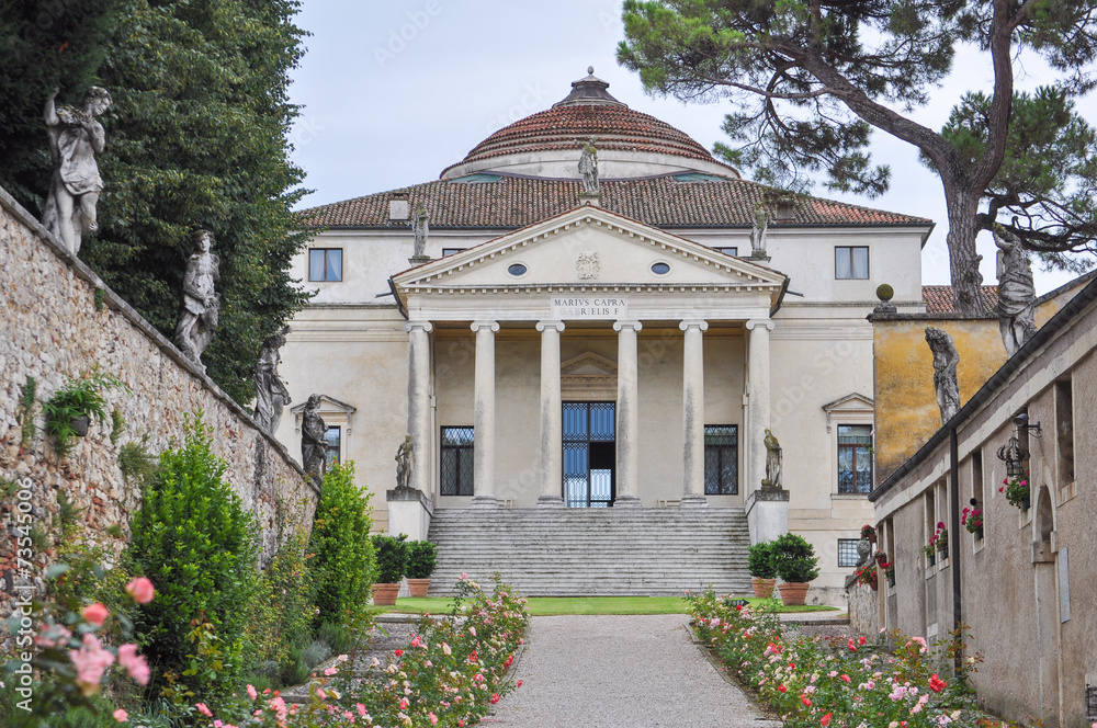 Villa La Rotonda Stock Photo | Adobe Stock