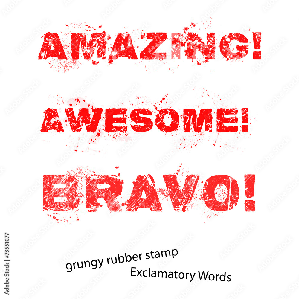 Grunge rubber stamp with text amazing awesome bravo ,vector illu Stock ...
