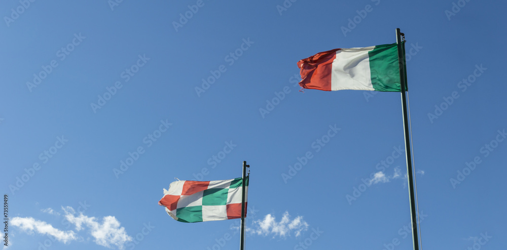 Le bandiere e i colori dell'Italia Stock Photo | Adobe Stock