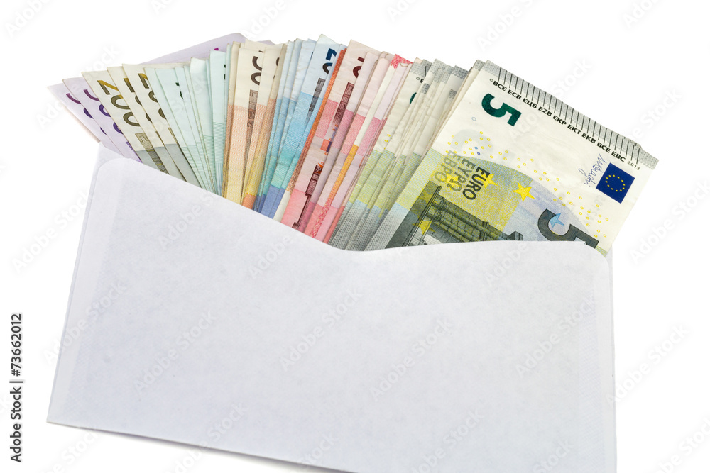Geldscheine im Briefumschlag Photos | Adobe Stock