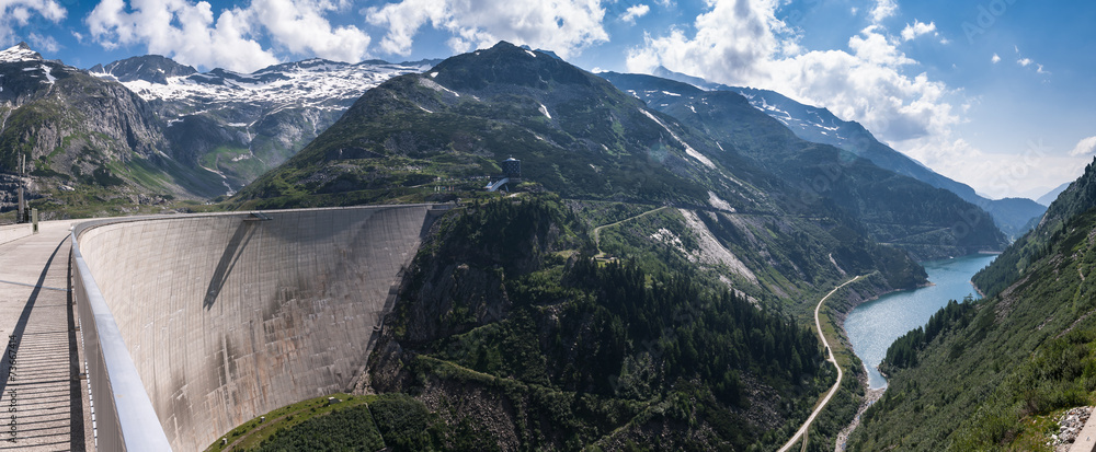 Kaprun dam - power plant in Carinthia,Austria. Stock Photo | Adobe Stock