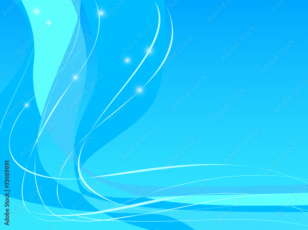 Blue Abstract Background Blue Swoosh Design with lines and spark Stock ...