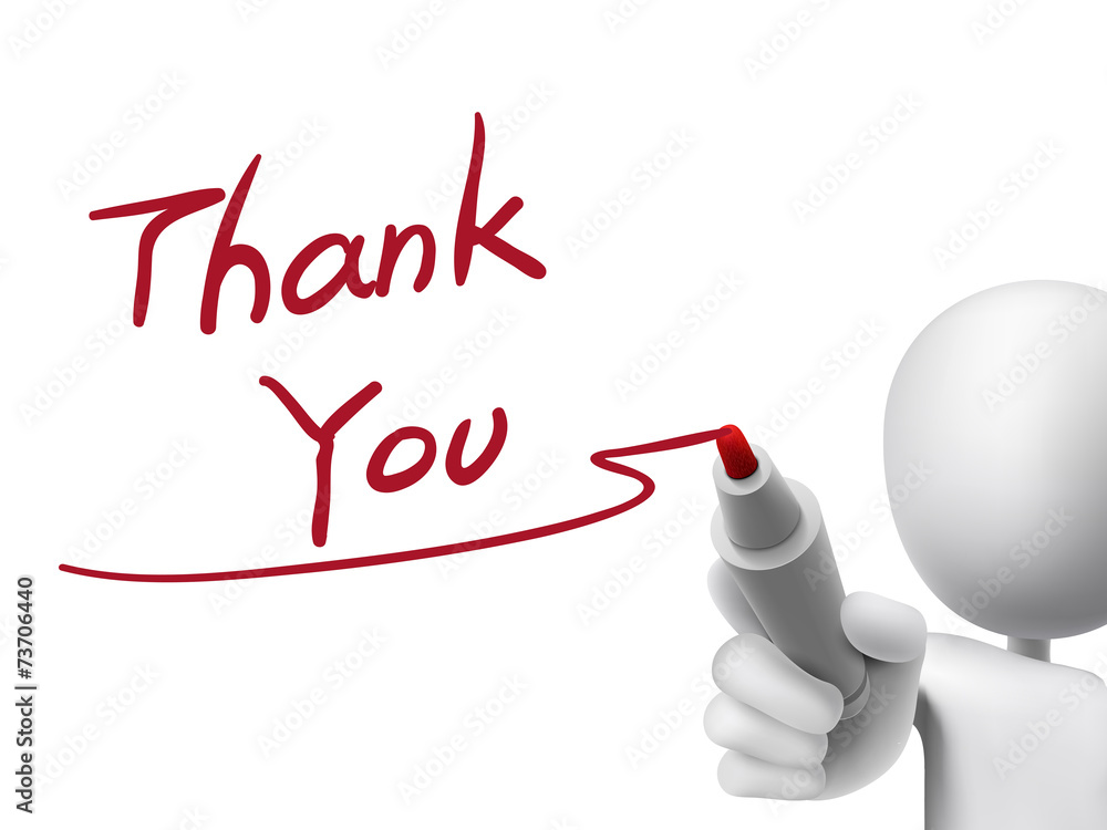 Thank You 3d Man