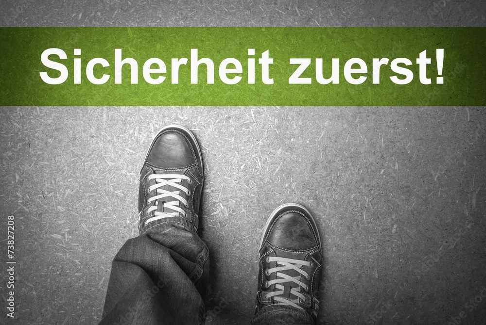 Sicherheit zuerst! Stock-Foto | Adobe Stock
