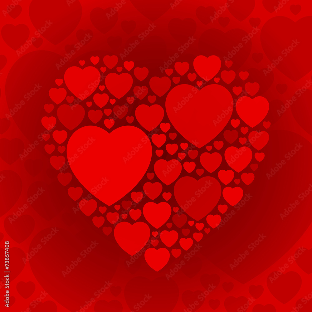 Maroon Red Heart