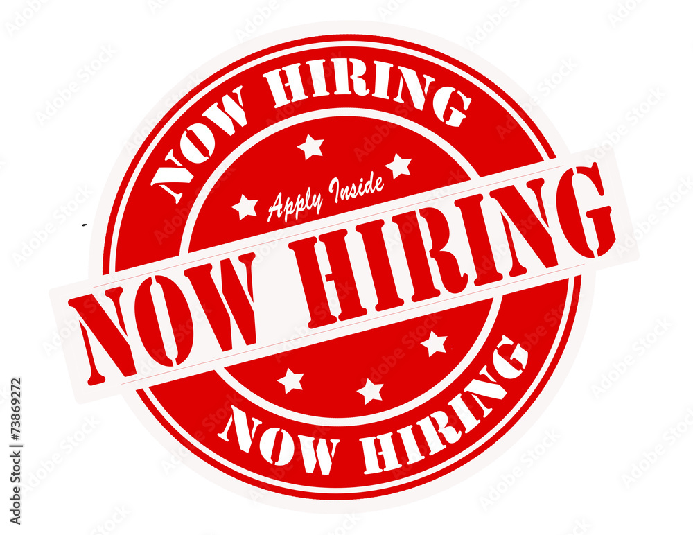 Now hiring Stock Vector | Adobe Stock