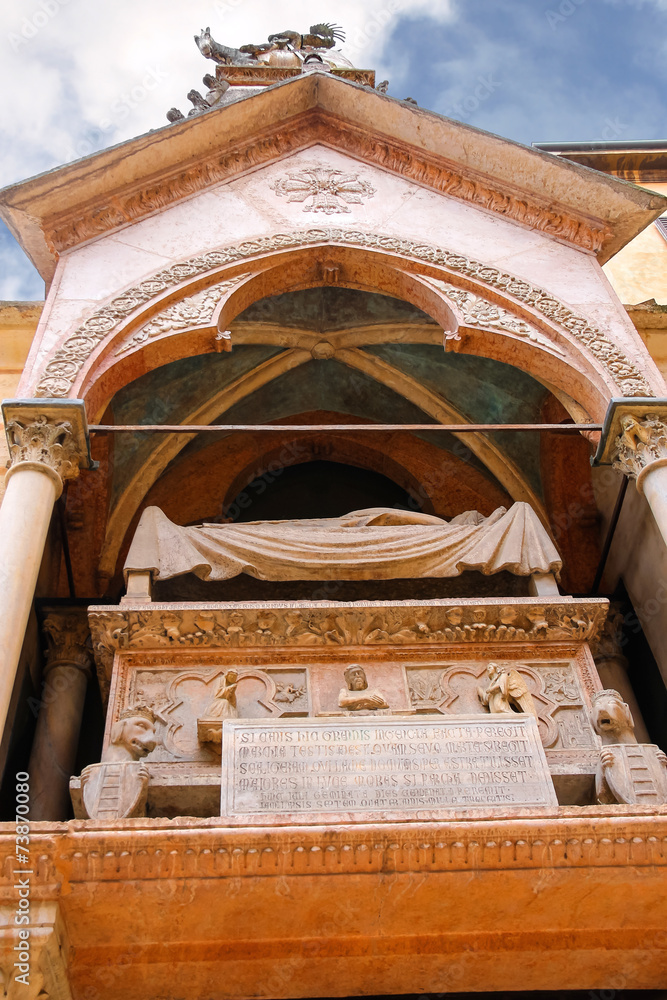 Scaliger Tombs - Gothic tombstones of three members of the genus Stock ...
