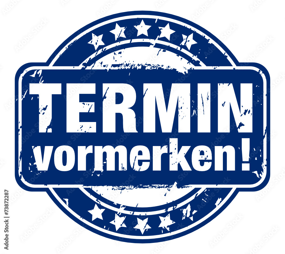 Termin vormerken! Stock-Vektorgrafik | Adobe Stock
