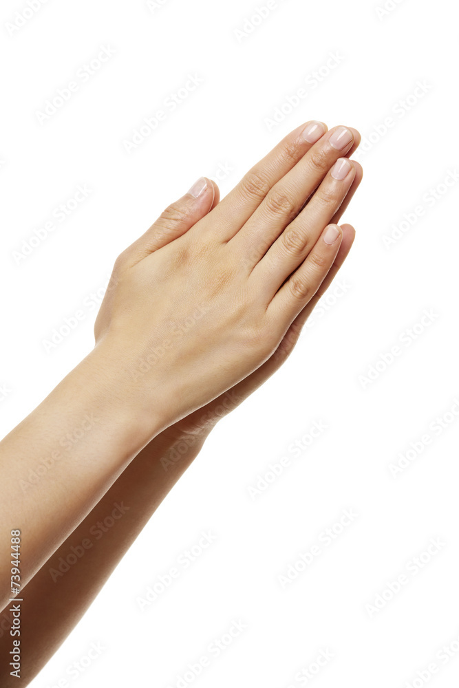 gefaltete Hände Stock-Foto | Adobe Stock