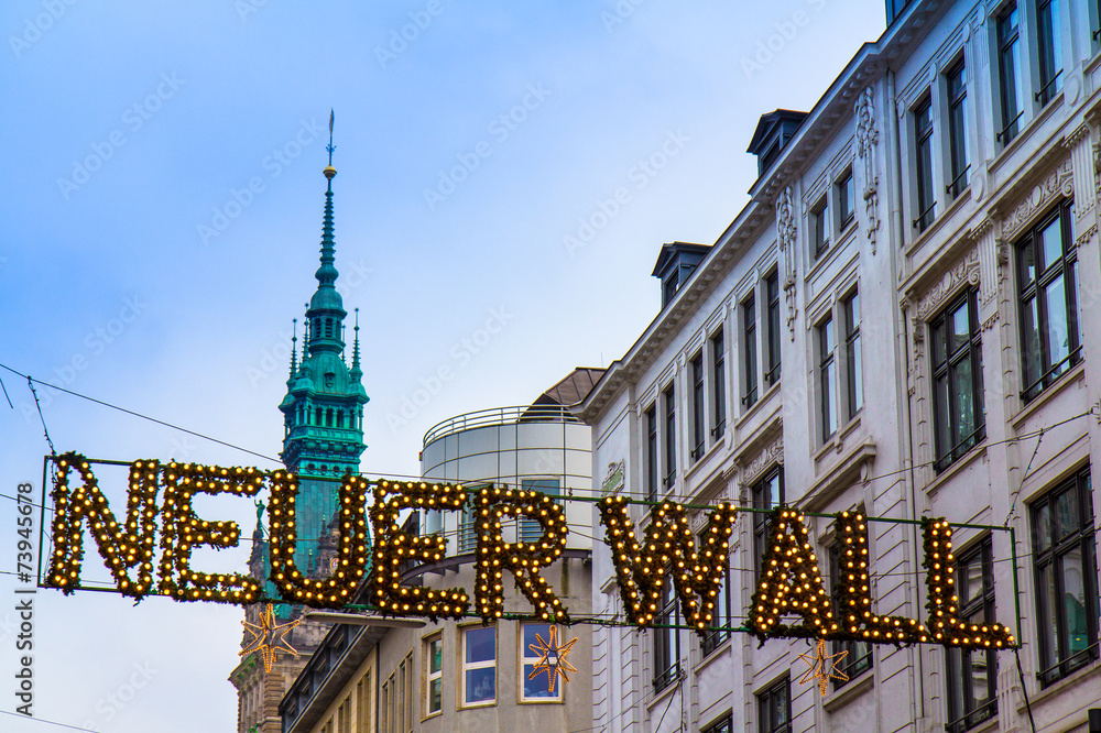 Neuer Wall - Hamburg Stock Photo | Adobe Stock