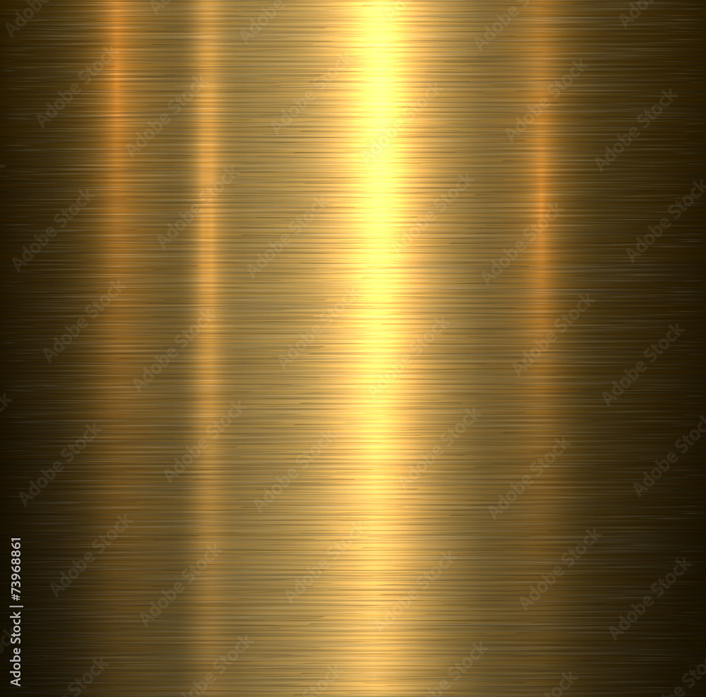 Metal background, gold brushed metallic texture plate. Stock Vector ...
