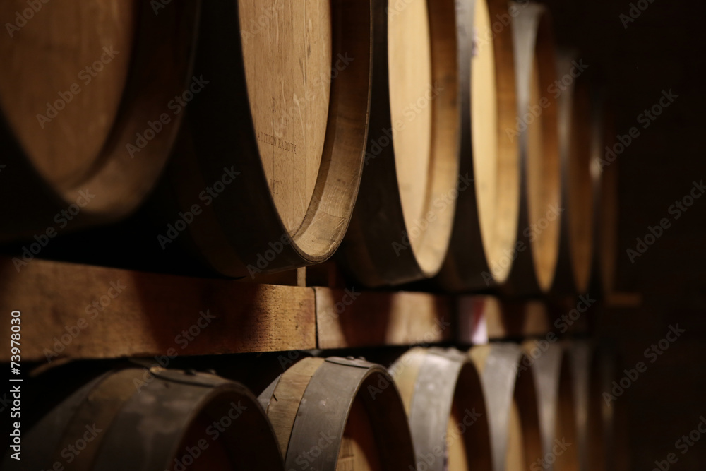 Poster Oak Wooden barrels texture closeup – Wall Art | UkPosters