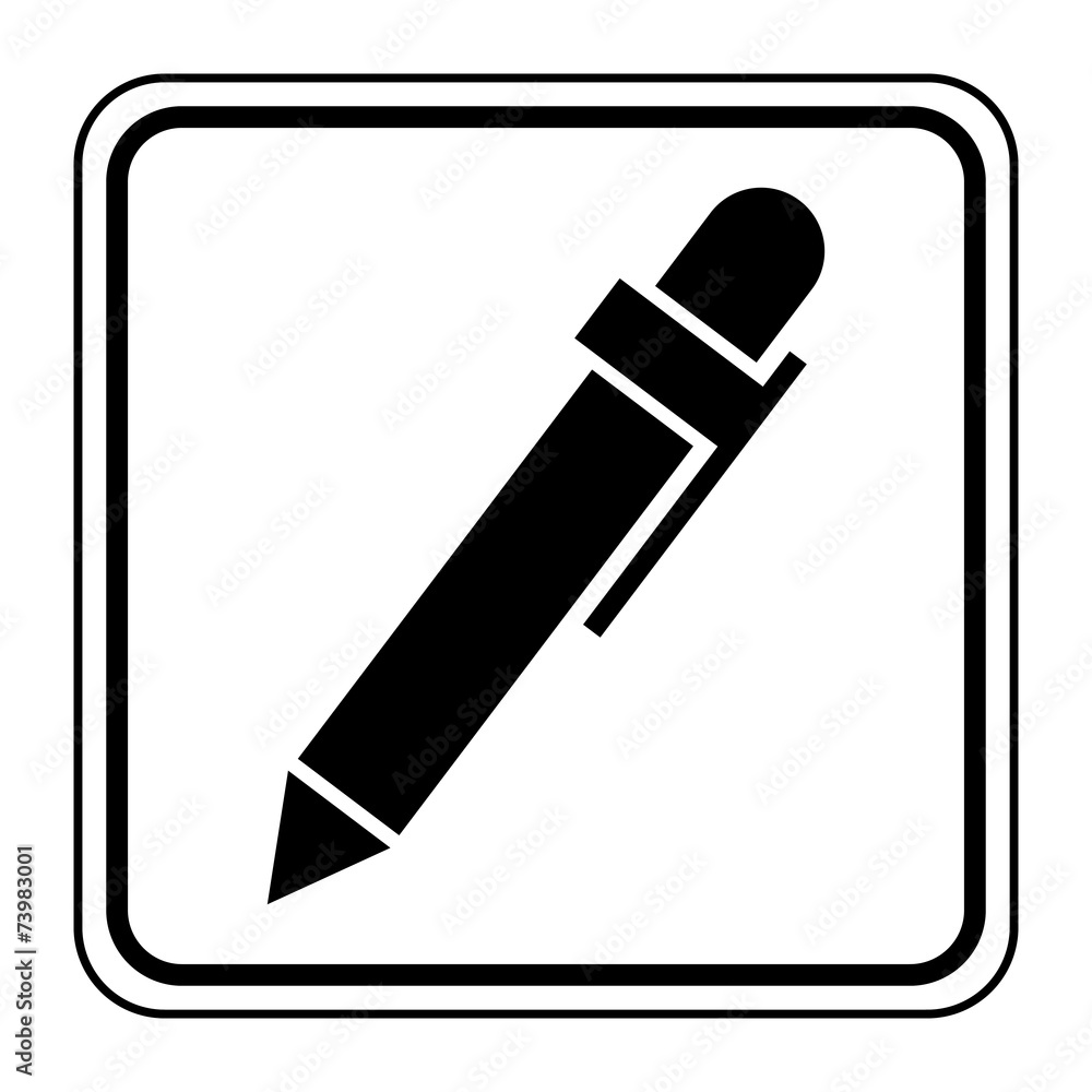 Vecteur Stock Logo stylo. | Adobe Stock