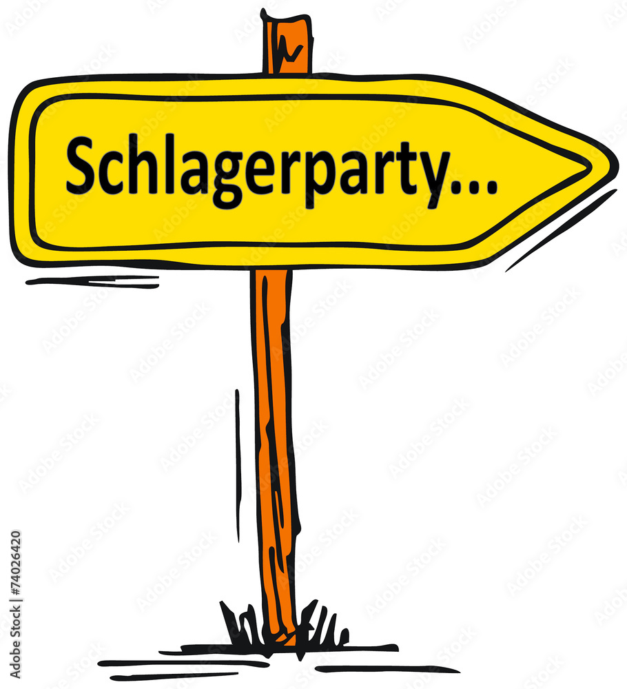 Schlagerparty... Stock-Illustration | Adobe Stock
