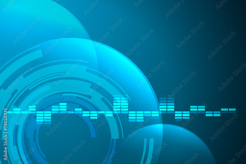 blue technology background vector illustration Stock Vector | Adobe Stock