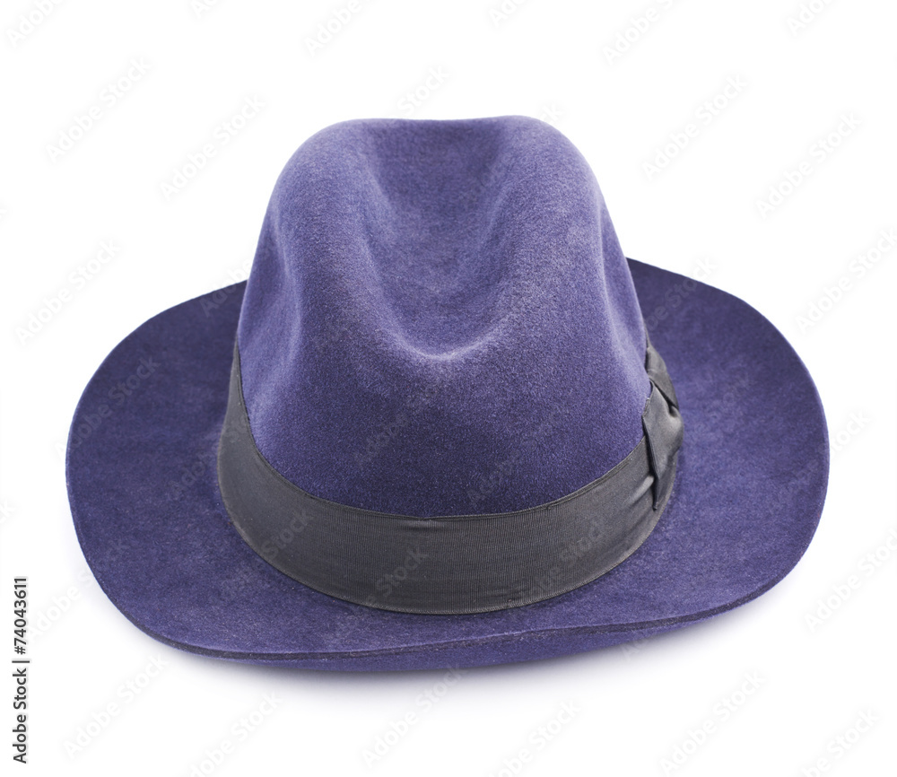 Dark blue hat isolated Stock Photo | Adobe Stock