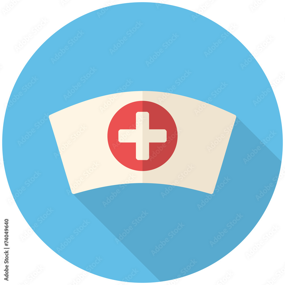 Nurse cap icon Stock Vector | Adobe Stock
