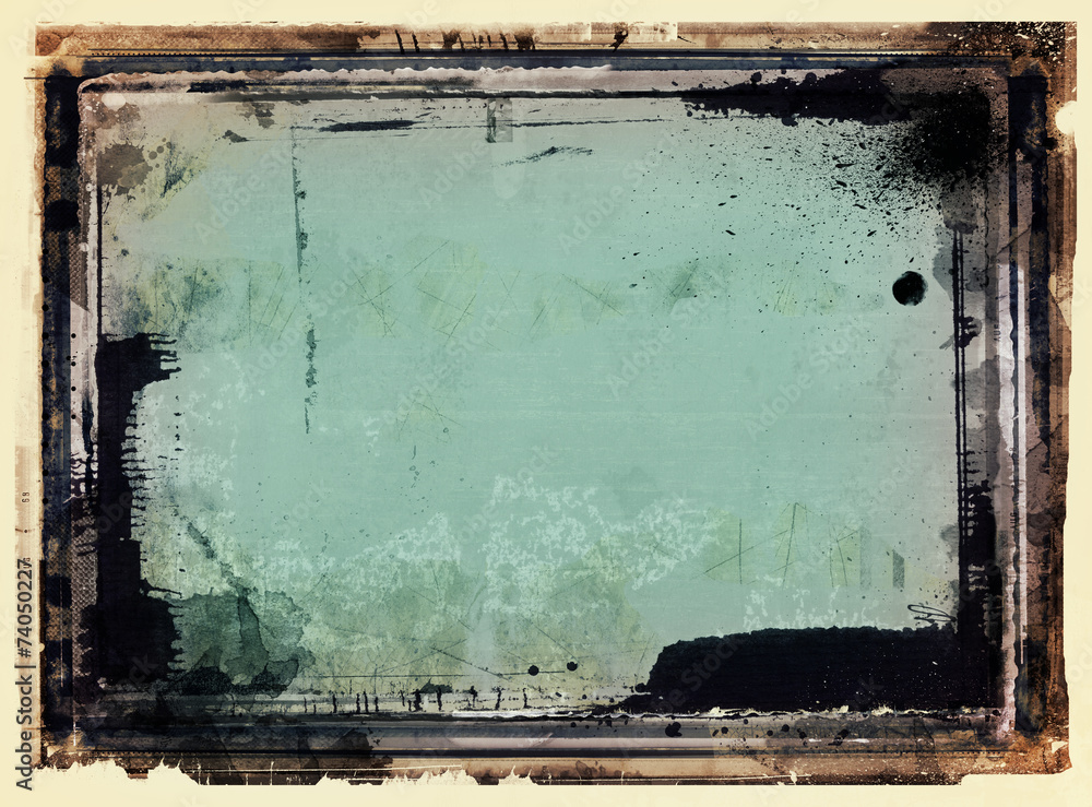 Grunge retro style frame for your projects Stock Illustration | Adobe Stock