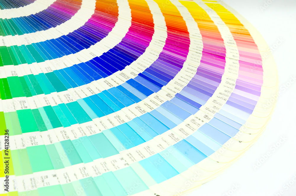 color guide swatch - for designers and printers Stock Photo | Adobe Stock