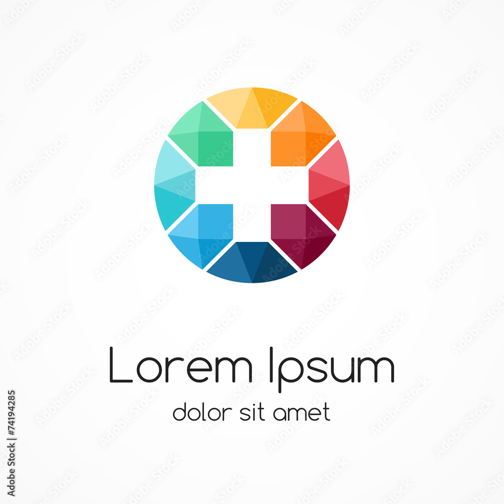 Plus logo. Medical healthcare hospital symbol. vector de Stock | Adobe ...