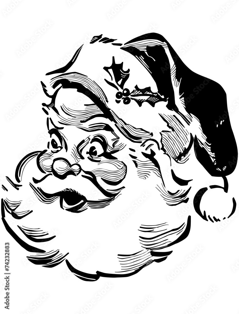 Santa Stock Vector | Adobe Stock