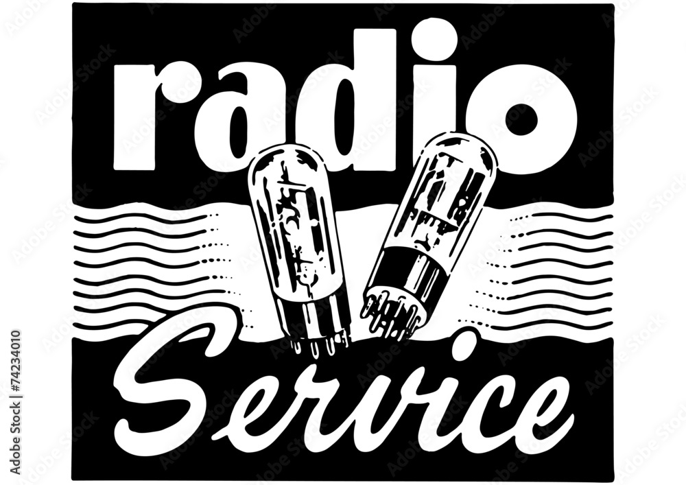 Radio Service Stock Vector | Adobe Stock