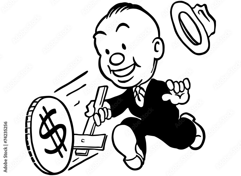 Money Wheel Stock Vector | Adobe Stock