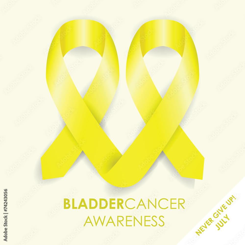 bladder cancer ribbon Stock Vector | Adobe Stock