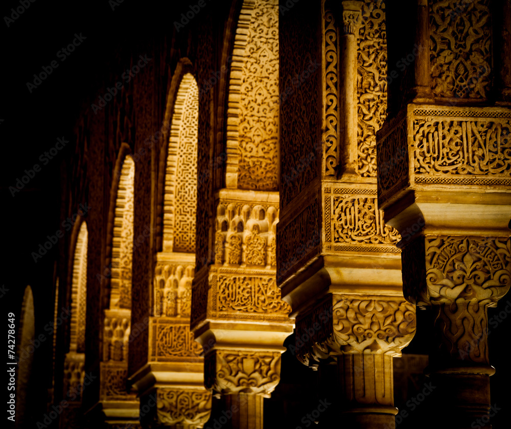 Islamic Palace Interior Stock Photo | Adobe Stock