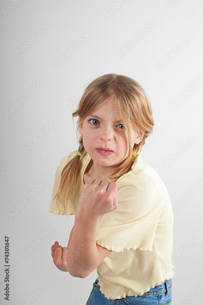 Feisty girl Stock Photo | Adobe Stock