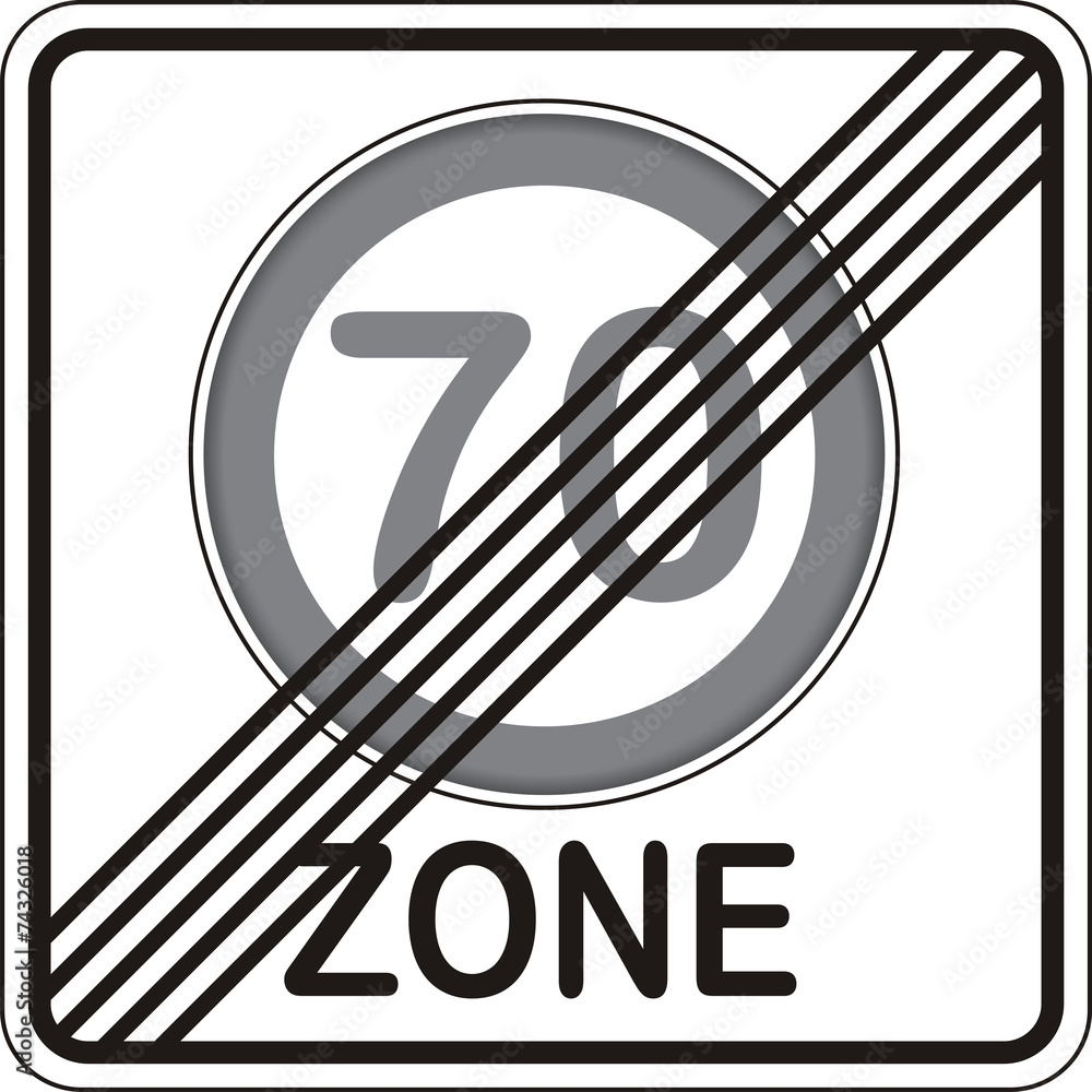 Ende der 70er zone Stock-Illustration | Adobe Stock