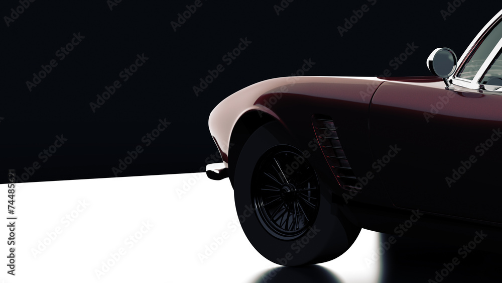 Unique sports car Stock Photo | Adobe Stock