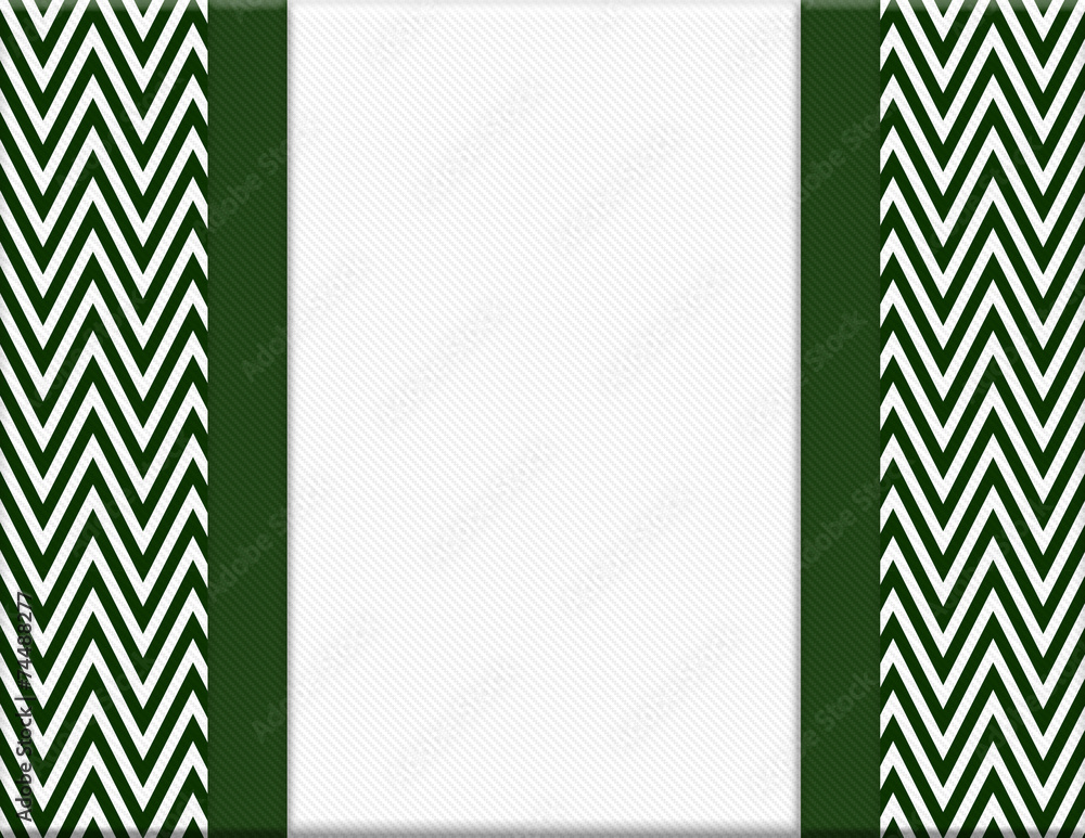 Hunter Green Chevron