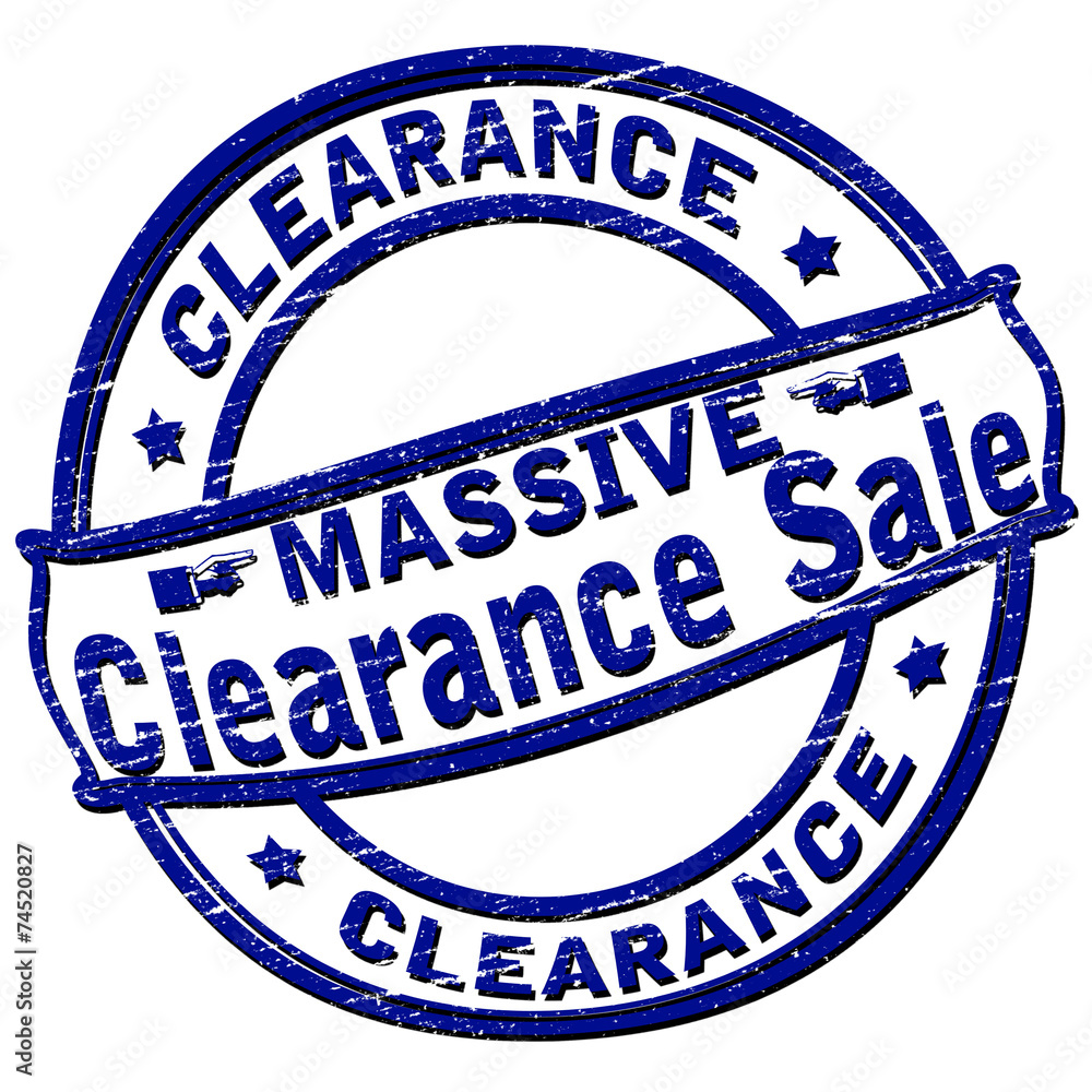 Massive clearance sale Stock Vector | Adobe Stock