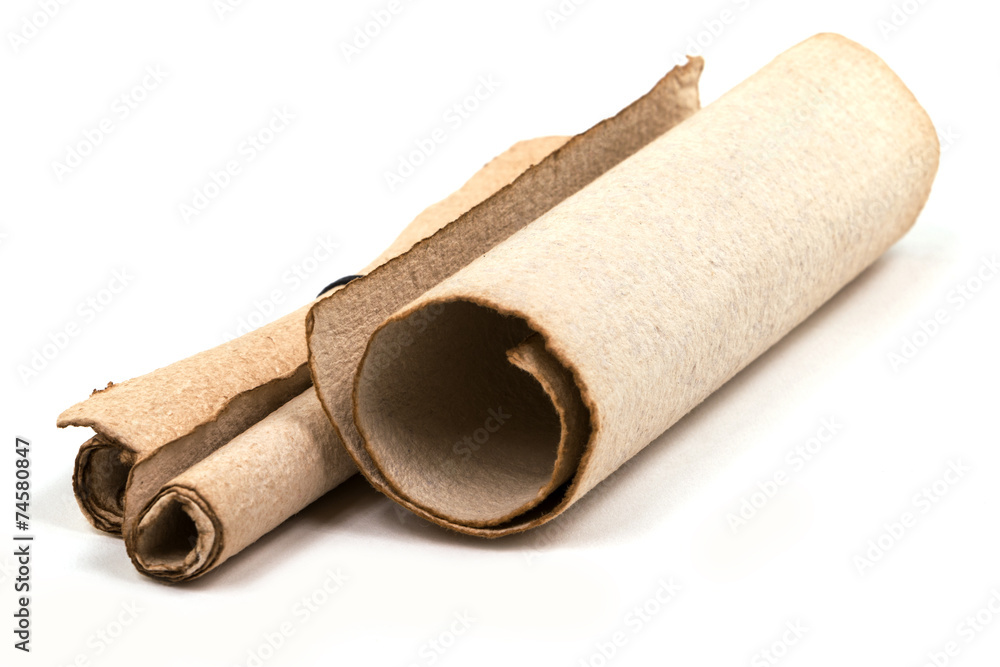 Antike Papierrolle foto de Stock | Adobe Stock