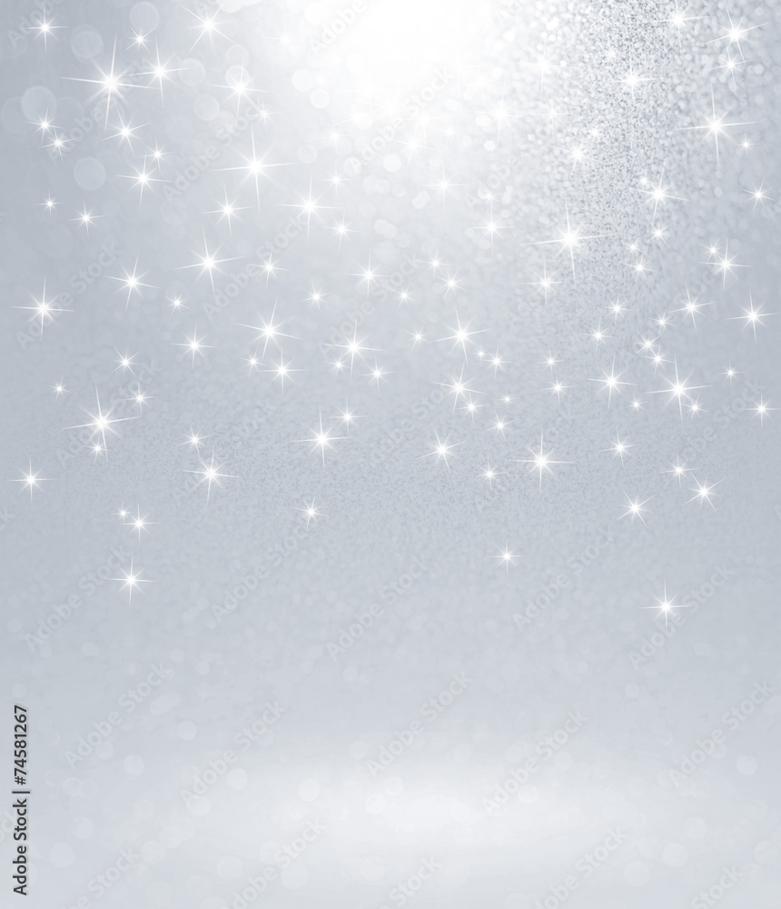 starlight silver background Stock Illustration | Adobe Stock