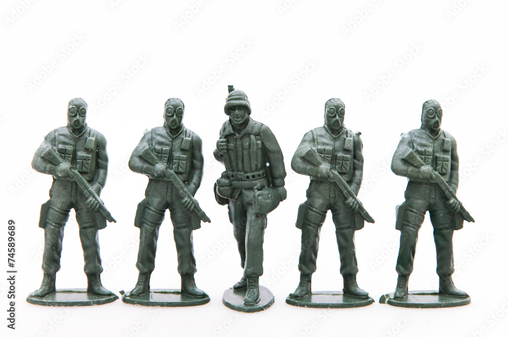 Plastic toy Soldiers Stock Photo | Adobe Stock